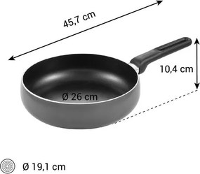TESCOMA Pánev hluboká zaoblená BRAVA ø 26 cm