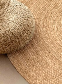 Hanse Home, Kusový koberec Jute Braided 106005 Gold ovál, 160x230 ovál, béžová, chodba / předsíň
