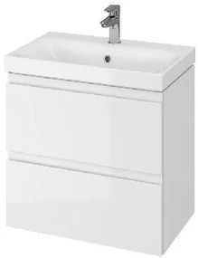 Cersanit Moduo - Umyvadlová skříňka, 57x60x38cm, 2 zásuvky, bílá S590-004-DSM