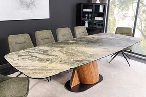 Rozkládací jídelní stůl s keramickou deskou Garland taupe béžová 180-260cm