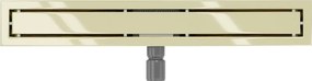 Mexen Flat M13 liniový odtok 2v1 60 cm, zlatý - 1510060-15