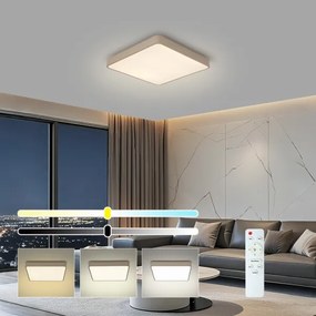 BRILAGI -LED Stm str. sv. POOL SQUARE LED/36W/230V 3000-6000K 40x40 cm béžová+DO