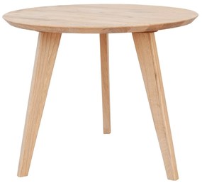 Konferenční stolek kulatý, dub, barva přírodní dub, kolekce Orbetello, rozměr 50 cm