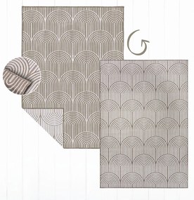 Hanse Home, Kusový koberec Pangli 105850 Linen – na ven i na doma, 80x150, hnědá, chodba / předsíň