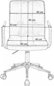 LuxuryForm DESIGN Židle VERONA na stříbrném kříži - šedá
