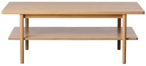 Designový konferenční stolek Zayleigh 120 cm vzor dub
