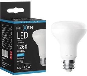 Mexen Nova LED žárovka E27, R80, 12W, Studená - 6500K, 1260 lm - L105-E27-1265-01