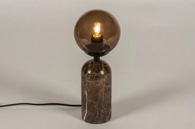 Stolní lampa Gardi Marmor Brown