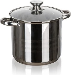 Hrnec nerezový se skleněnou poklicí Living 5,6 l