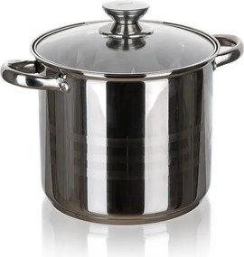 Hrnec nerezový se skleněnou poklicí Living 5,6 l