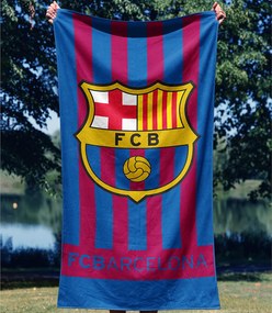 Fotbalová osuška FC Barcelona Vertical