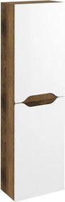 Sapho Sapho, WAVE skříňka vysoká 40x140x20cm, levá/pravá, bílá/dub collingwood, WA250-3019