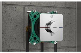 Hansgrohe ShowerSelect Comfort E, termostat pod omítku pro 1 spotřebič a další výtok, chromová, HAN-15575000