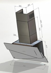 Ciarko Design Odsavač par Ciarko Design Trio Black (CDP9001CC)