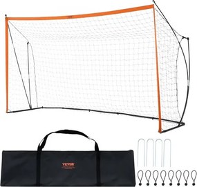Přenosná fotbalová branka 3,66 × 1,83 m Dětská fotbalová síť Taška – SSJ12X6