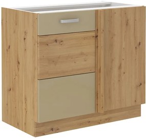 Kuchyňská skříňka Artisan 105 ND 1F BB Barva dvířek cappuccino lesk