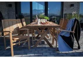 Jídelní stůl zahradní MURCIA 200cm, teak dřevo House Nordic 7501090