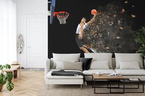 Fototapeta Basketbalista V Akci Strukturální vinyl 208x146