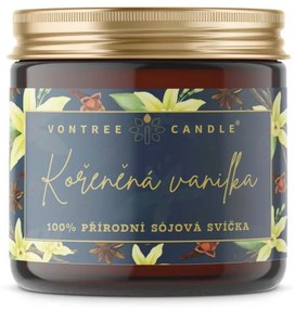 Vanilka & Koření | Přírodní sójová svíčka | 120 ml