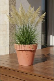 Květináč LEVANTA, plast, výška 27 cm, natur