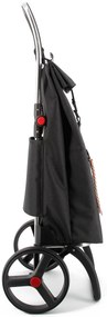 Rolser BIG Tweed 2 Logic RSG nákupní taška na velkých kolečkách, černá