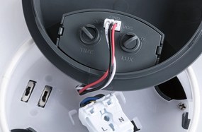 P 94956 LED venkovní nástěnné svítidlo Aureva pohybové čidlo IP65 kruhové 220mm 2200 - 4000K 20,5W 230V antracit/bílá polykarbonát - PAULMANN