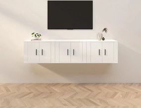 vidaXL Nástěnné TV skříňky 3 ks 57 x 34,5 x 40 cm [3188344] Barva: dub sonoma