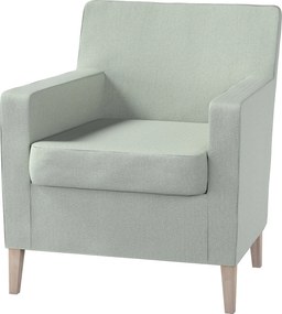 Potah na křeslo IKEA Karlstad barva modrá látka pletený vzor