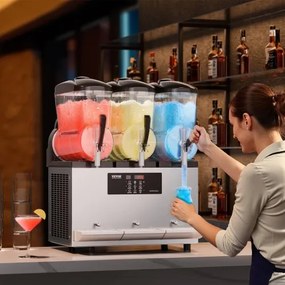 Komerční stroj na kaši 12Lx3 Margarita Smoothie Výrobník mražených nápojů
