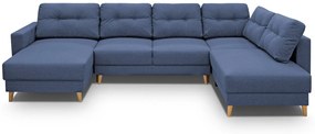 Casarredo - Komfort nábytek Rozkládací sedací souprava do U OLAF s úložným prostorem, výběr látek SK3 | potah: matt velvet 38