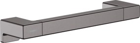 Hansgrohe AddStoris, madlo, kartáčovaný černý chrom, HAN-41744340