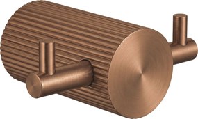 Rea Solo, nástěnný koupelnový 2-háček 64104A, měděná matná, REA-84203