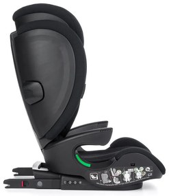 Petite & Mars Autosedačka Elite Fix Pro i-Size 100-150 cm (15-36 kg) Black Air
