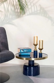Kovový kulatý odkládací stolek ø 60 cm Glam – Zuiver