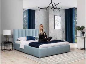 Elegantní čalouněná postel VALENCIE 140x200 cm Ficelle 4