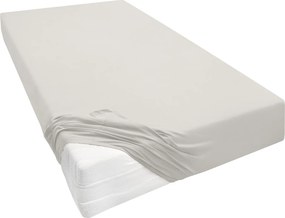 Biberna Napínací prostěradlo Jersey-Elasthan, výška rohu 25 - 35 cm. (světle šedá, 140–160 x 200–220 cm)