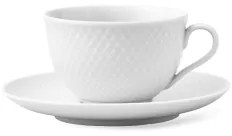 Porcelánový šálek Rhombe Tea Cup 24 cl Lyngby Porcelaen