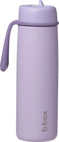 Nerezová termolahev s brčkem 690 ml - lilac love