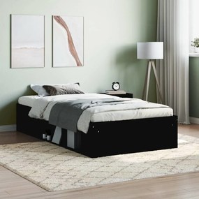 vidaXL Rám postele 90 x 200 cm [3203828] Barva: Černá