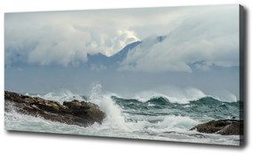 Wallmuralia Foto obraz na plátně Rozbouřené moře 100x50