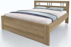 Vlastní výroba Dubová postel Perla