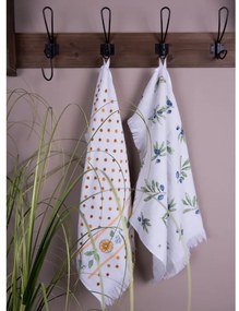 Kuchyňský froté ručník s citróny Lemons &amp;amp; Leafs – 40x66 cm