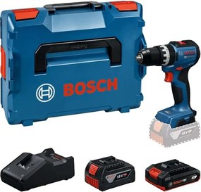 Bosch - 18V AKU vrtací šroubovák GSB18V-52, 2x aku 2,0/4,0 Ah Li-Ion, nabíječka 06019S0122