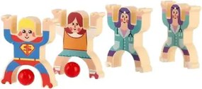 TEDDIES Balanční hra Herkules mini / plast / 3 barvy / od 8 let