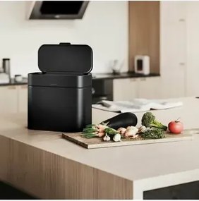 Simplehuman Odpadkový koš na kompostovatelný odpad z kuchyně 4l černá