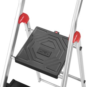 Hliníkové schůdky Hailo L100 Topline, 6+1 příčka, nosnost 150 kg, 8050-707