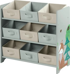 Livarno® Regál do dětského pokoje, 65 x 30 x 61,5 cm (liška)