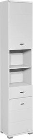 XXXLutz VYSOKÁ SKŘÍŇ, vysoce lesklá bílá, bílá, 38/190/30,5 cm Xora - Koupelnové série - 001279008603