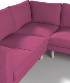 Potah na pohovku IKEA Norsborg rohová 4-místná barva růžová látka pletený vzor