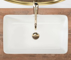 Rea Berta 55 umyvadlo, 56 x 36 cm, bílá, REA-U5055